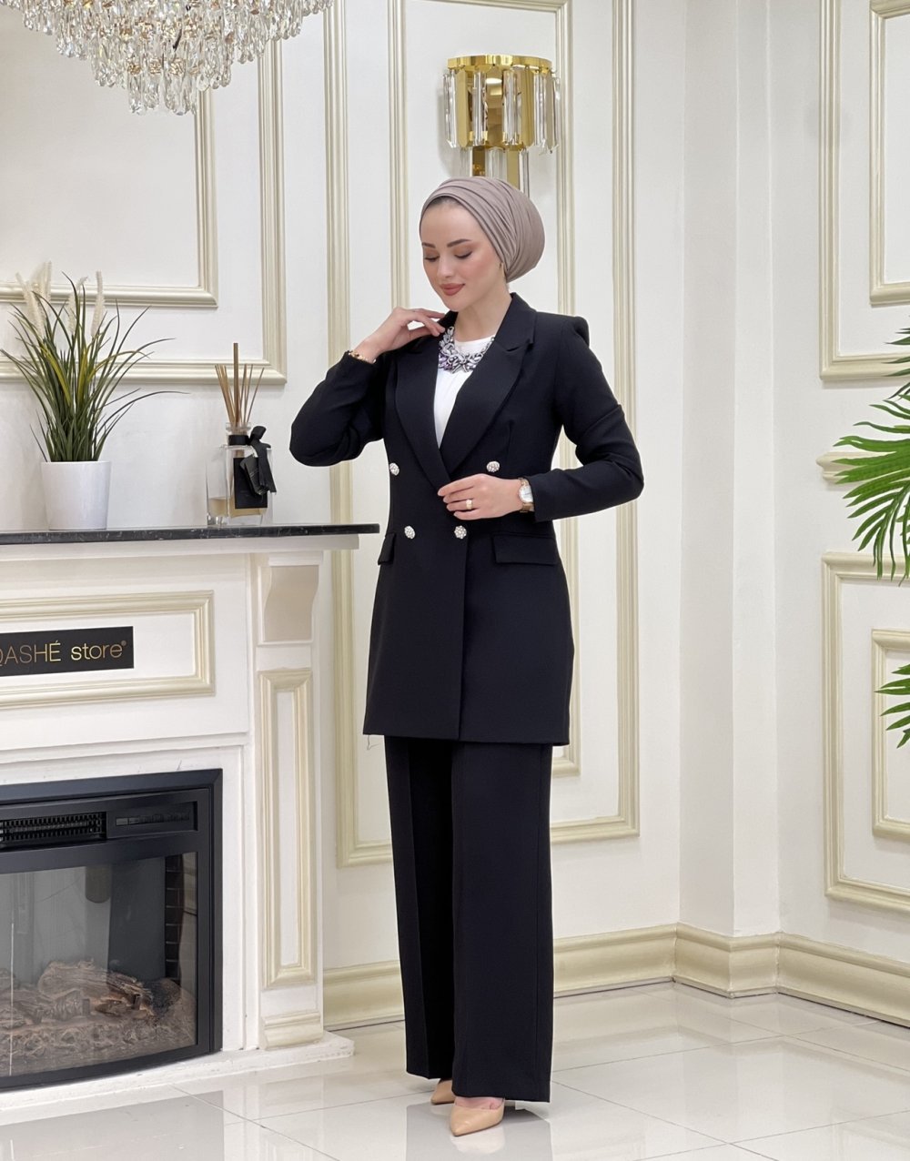 Asel Takım Siyah Modelleri En Uygun Fiyatlarla